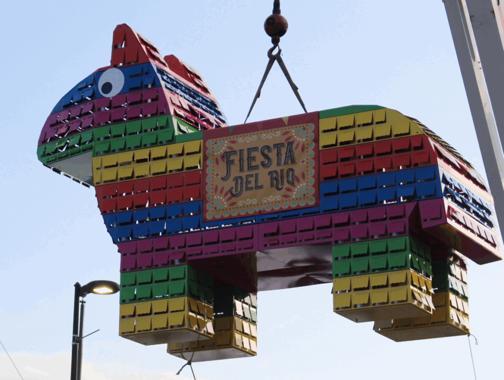 Fiesta Del Rio Unveils Giant Piñata as Symbol of Culture, Collaboration ...